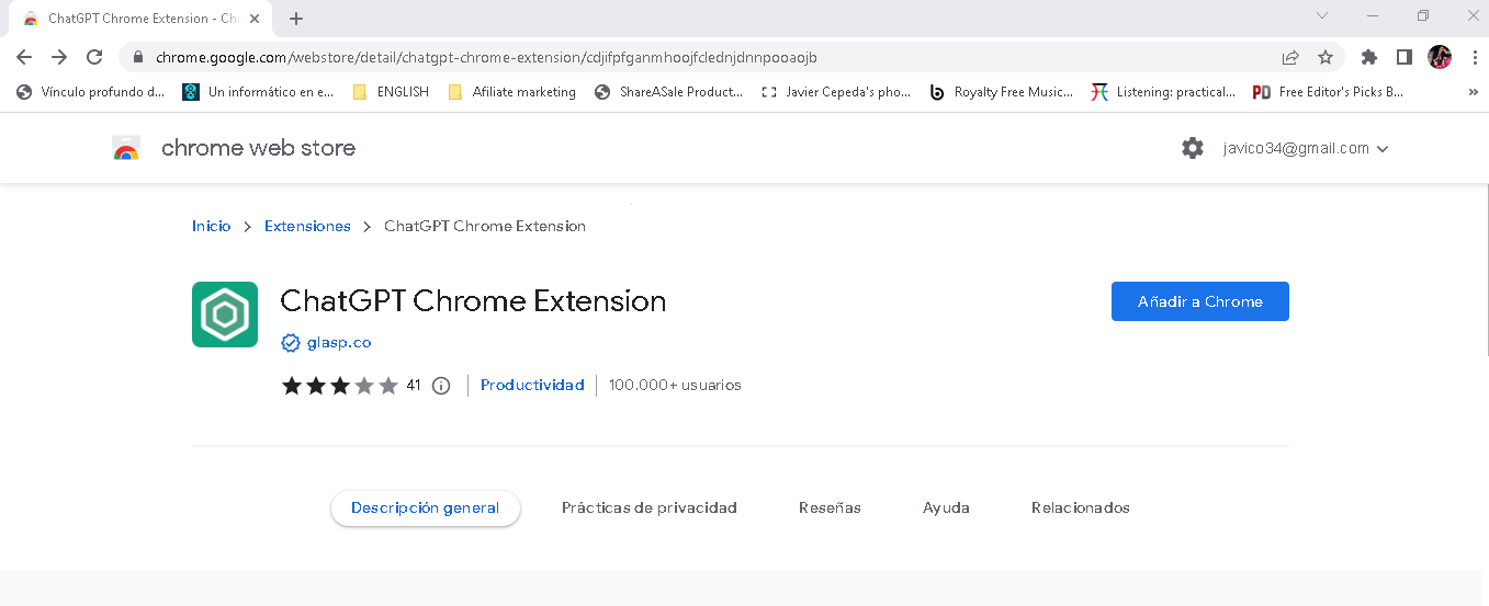 ChatGPT chrome extension how to use - Javier Techno Review
